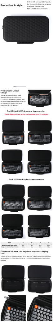 Keychron K2 Carrying Case : Meckeys.com : Keyboard More