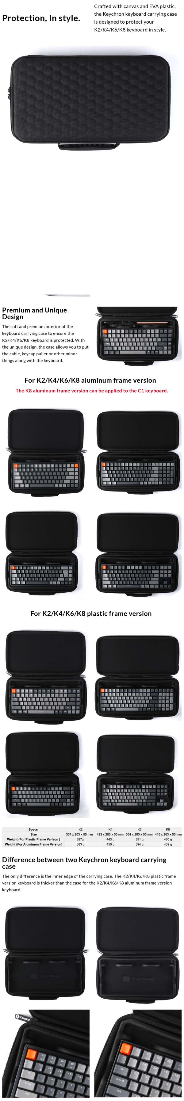 Keychron K2 Carrying Case : Meckeys.com : Keyboard More