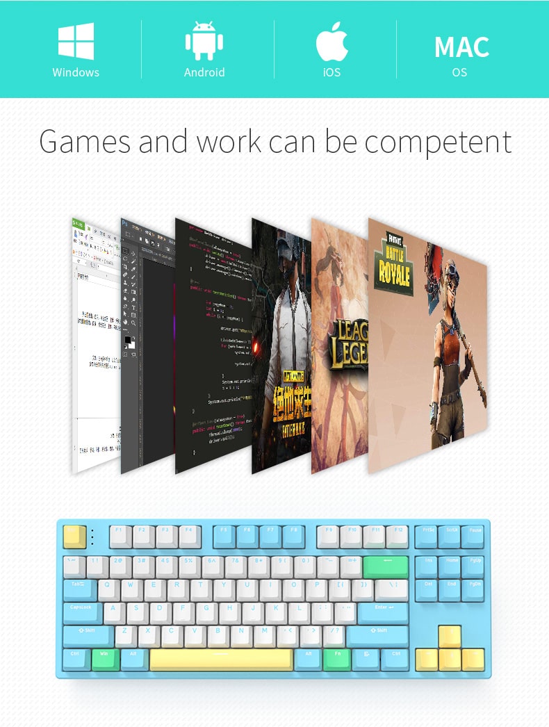 Hello Ganss GS 87C-HT : Meckeys.com : 80% Keyboard / TKL