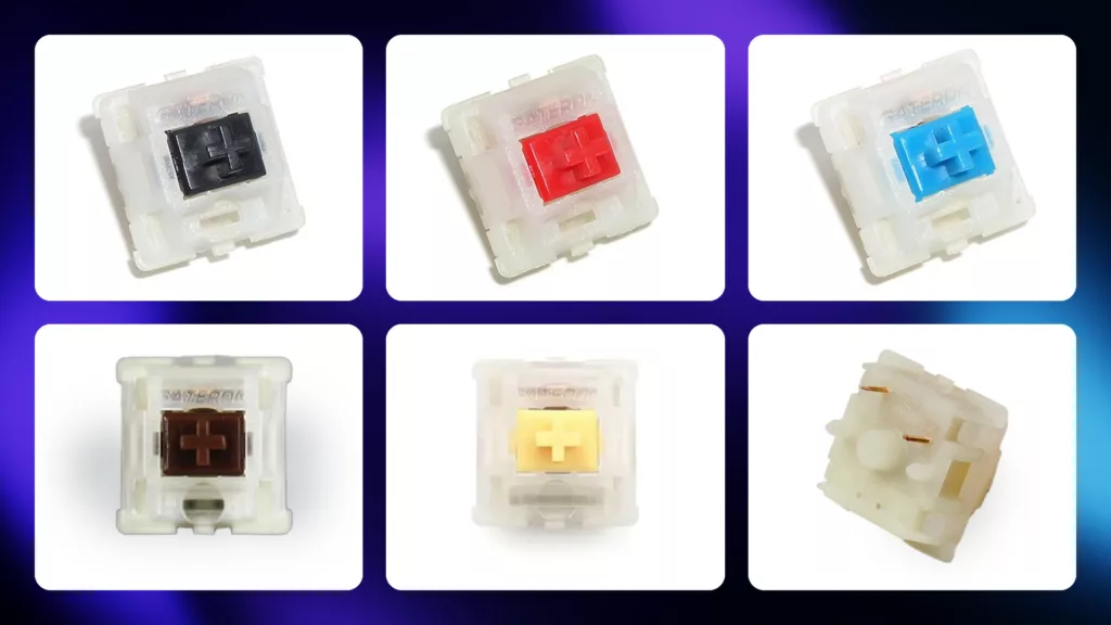 Gateron 5 Pin Switch Tester Pack : Meckeys.com : Key Switches