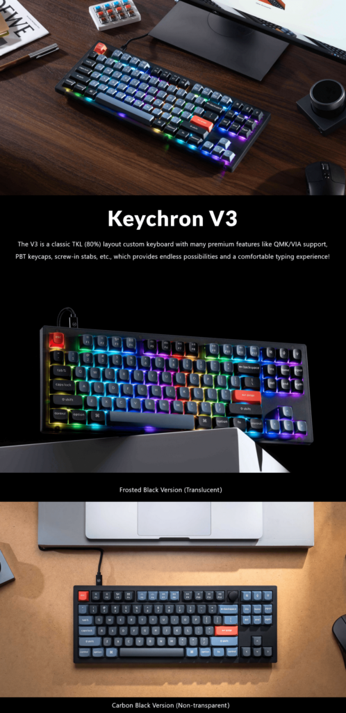 Keychron V3 : Meckeys.com : 80% Keyboard / TKL