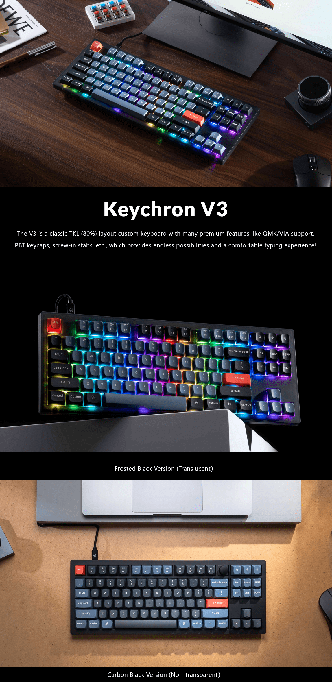 Keychron V3 : Meckeys.com : 80% Keyboard / TKL