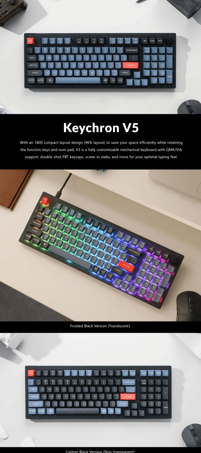 Keychron V5 : Meckeys.com : 100% Keyboard