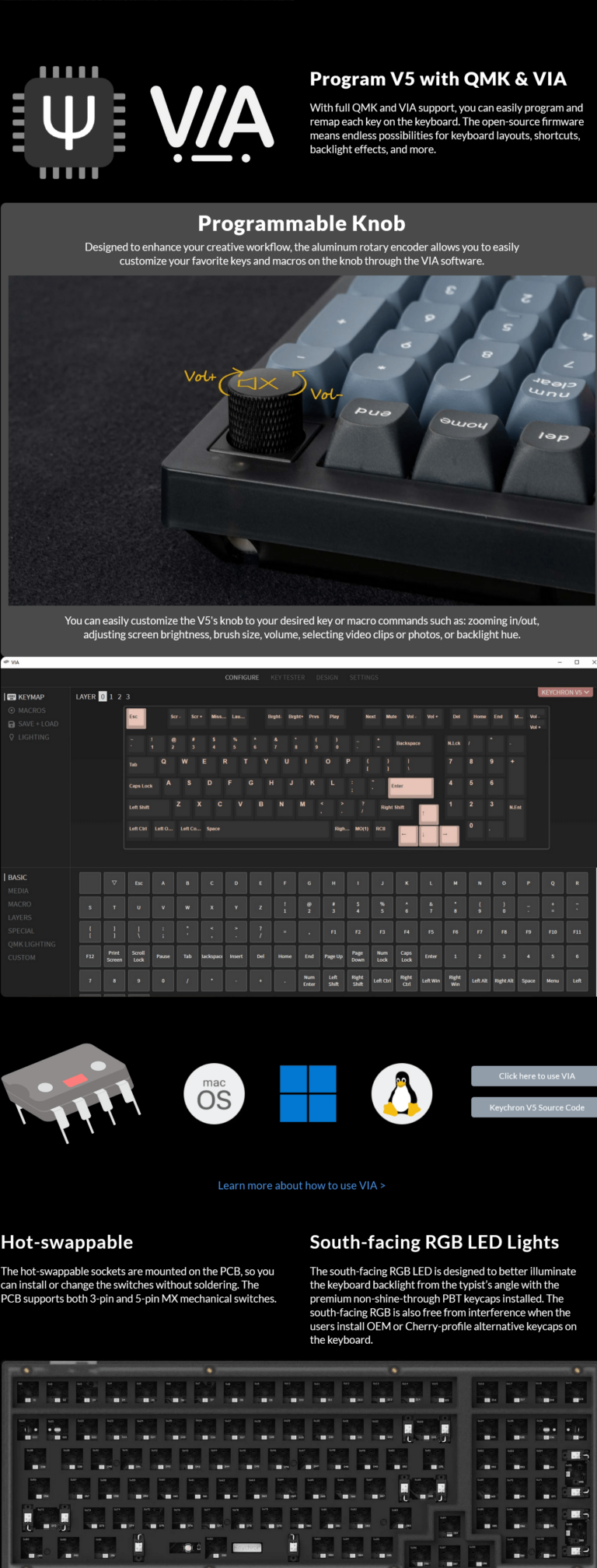 Keychron V5 : Meckeys.com : 100% Keyboard