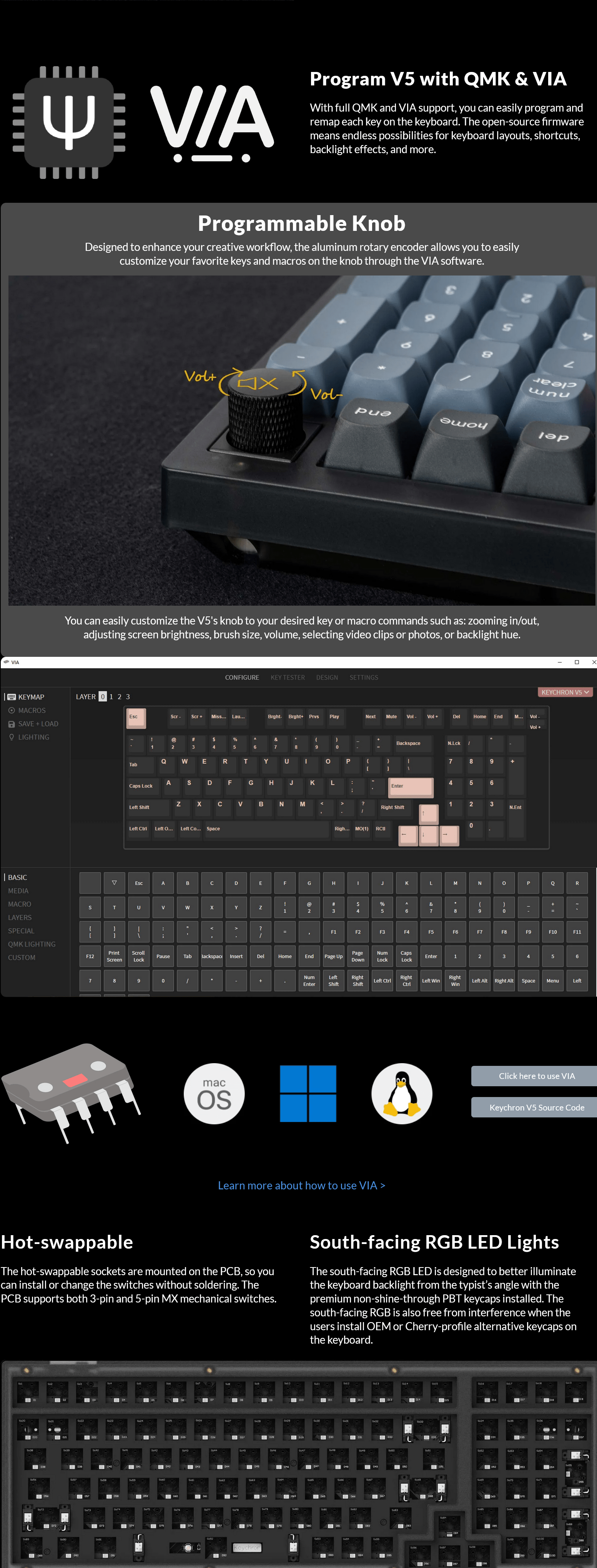 Keychron V5 : Meckeys.com : 100% Keyboard