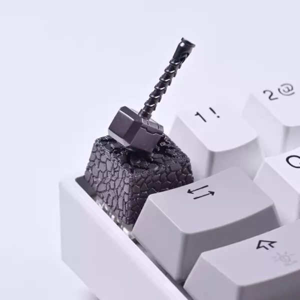 Thor Hammer Resin Keycap : Meckeys.com : Artisan Keycaps