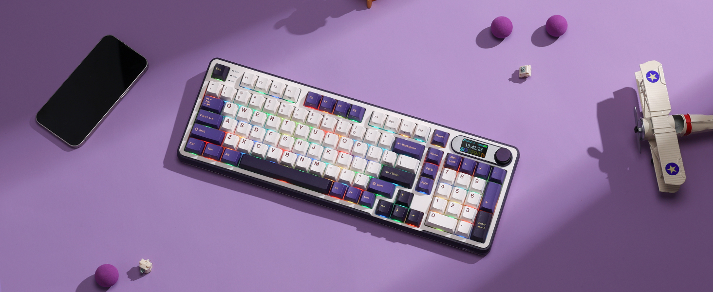 Royal Kludge RK S98 Wireless : Meckeys.com : 100% Keyboard