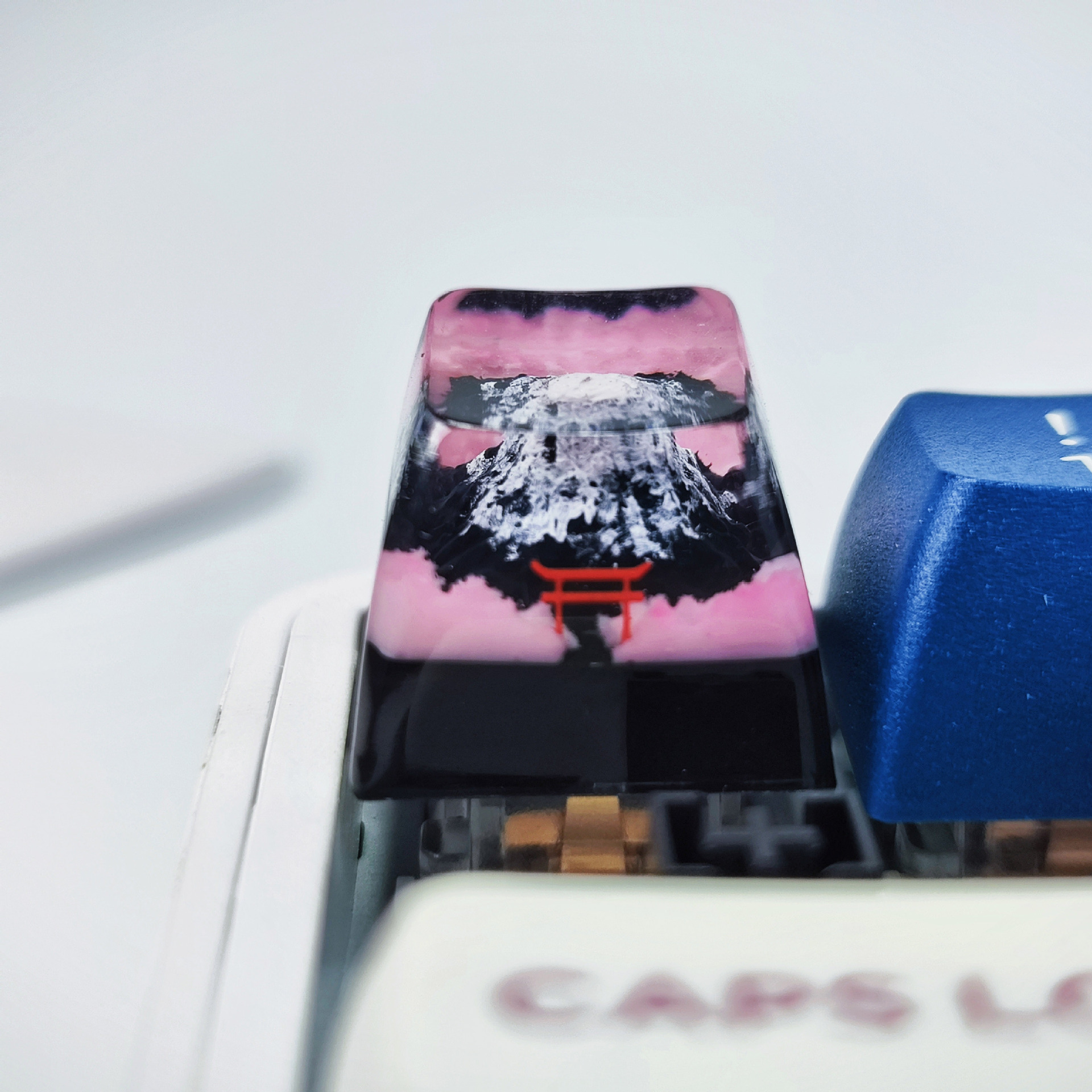 Snow Mountain 3D Resin Keycaps : Meckeys.com : Artisan Keycaps