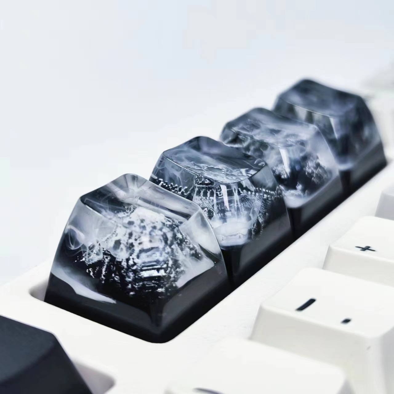 Snow Mountain 3D Resin Keycaps : Meckeys.com : Artisan Keycaps