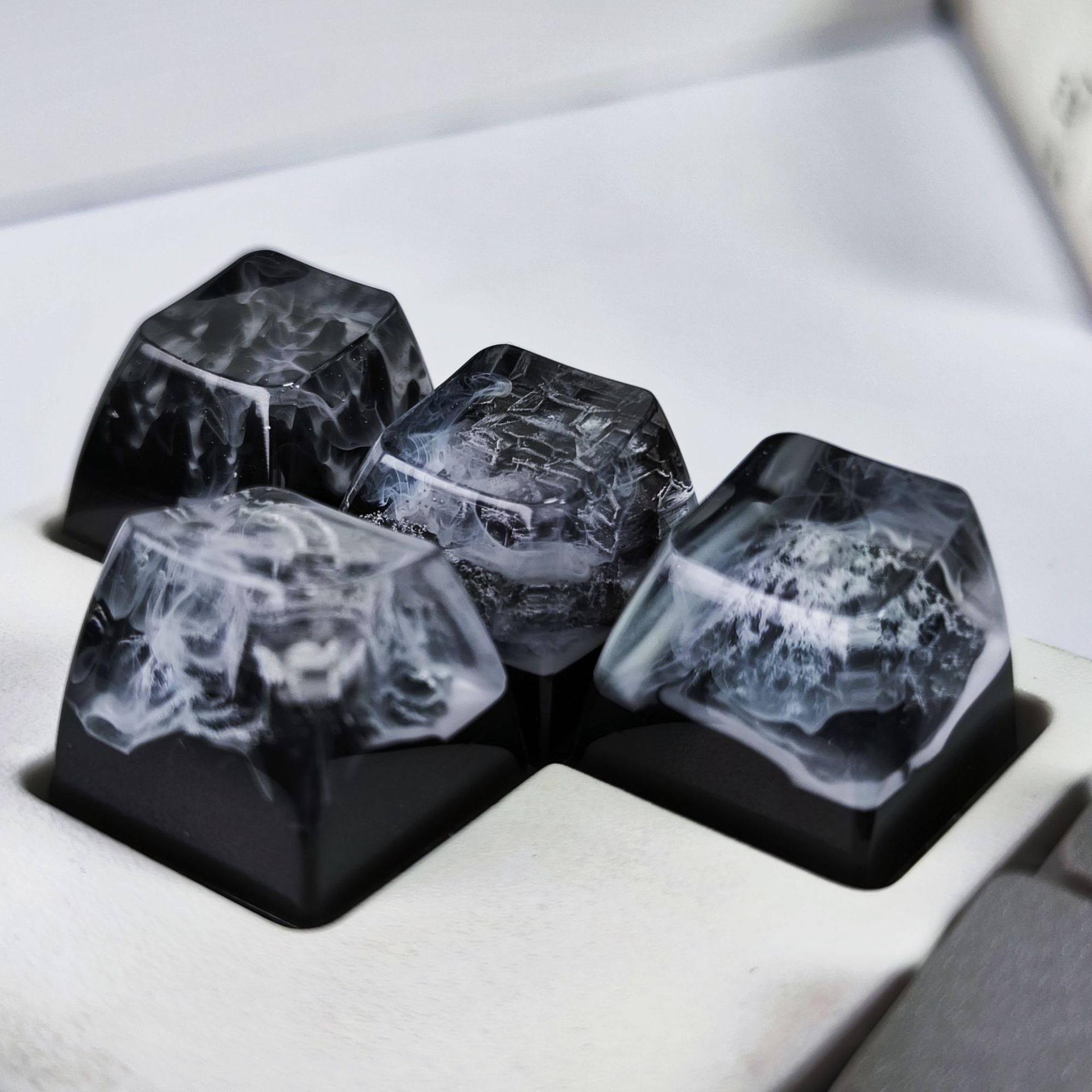 Snow Mountain 3D Resin Keycaps : Meckeys.com : Artisan Keycaps