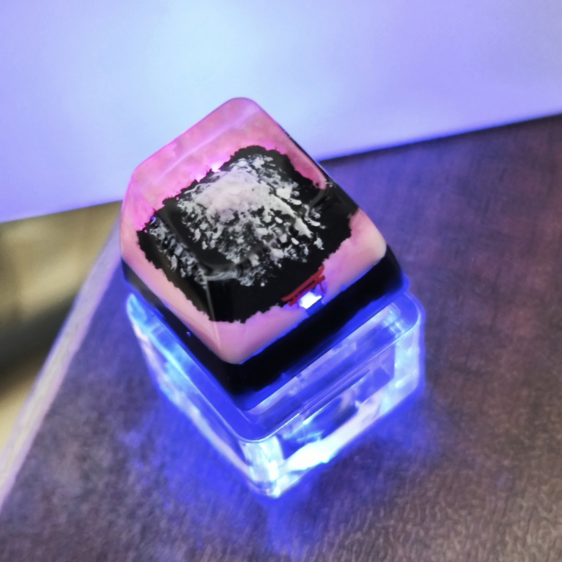 Snow Mountain 3D Resin Keycaps : Meckeys.com : Artisan Keycaps