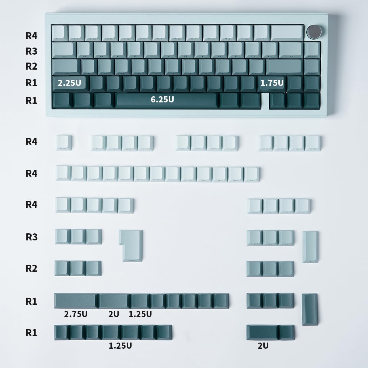 Blue Cherry Keycap : Meckeys.com : Keycaps