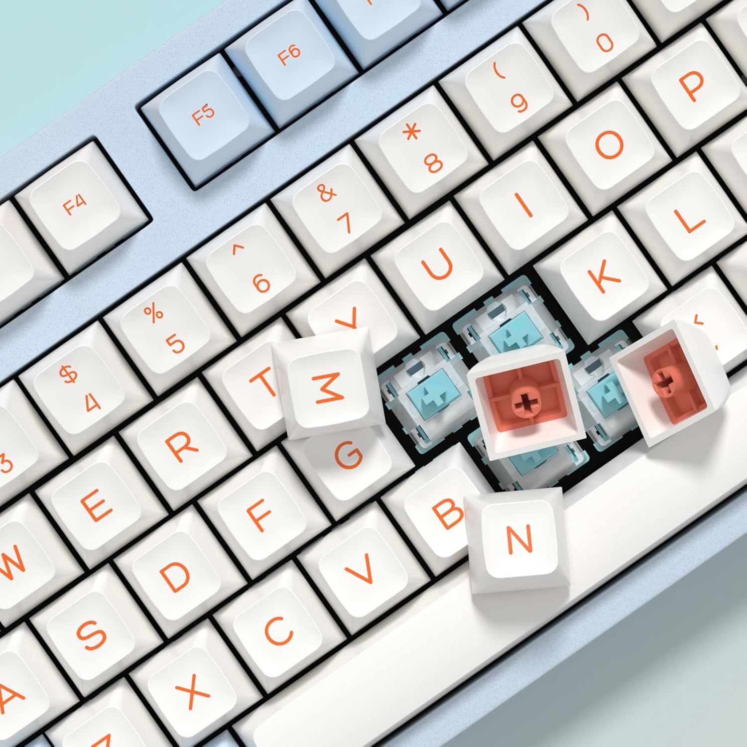 Salmon SA Keycap : Meckeys.com : Keycaps