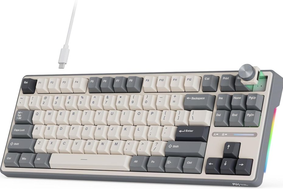 Royal Kludge RK R87 PRO : Meckeys.com : 80% Keyboard / TKL