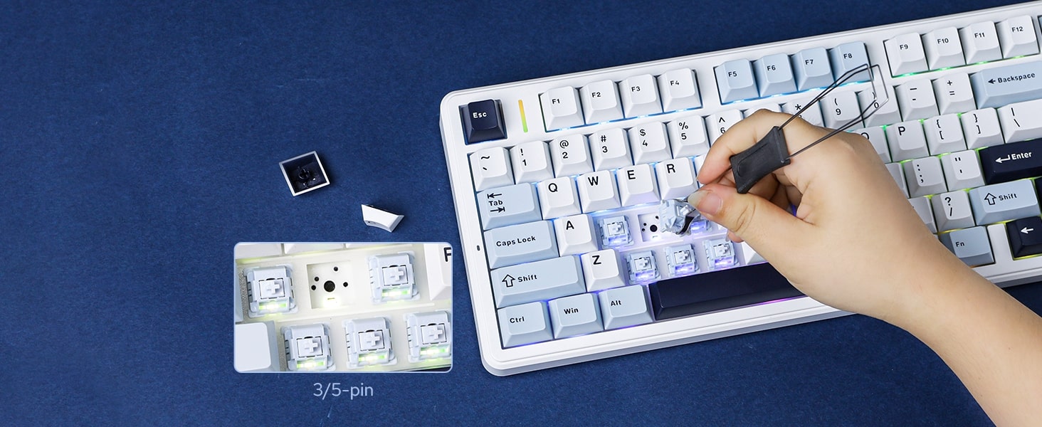 Aula F99 Pro Wireless : Meckeys.com : 100% Keyboard