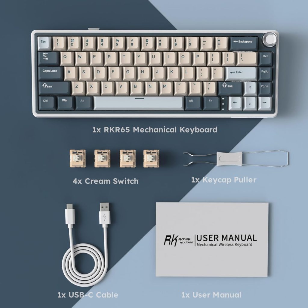 Royal Kludge R65-WIRELESS : Meckeys.com : 65% Keyboard