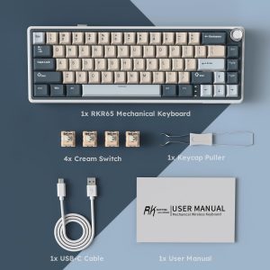 Royal Kludge R65-WIRELESS : Meckeys.com : 65% Keyboard