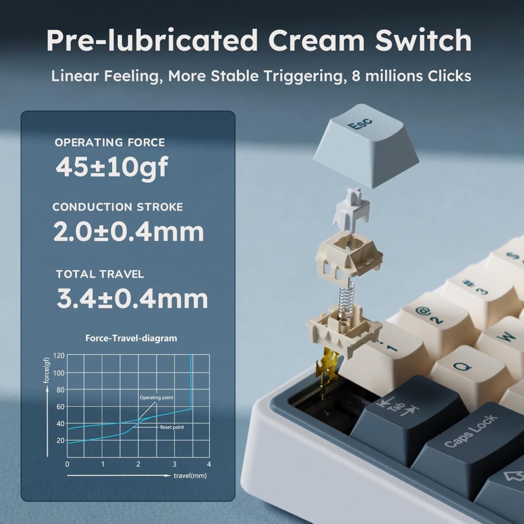 Royal Kludge R65-WIRELESS : Meckeys.com : 65% Keyboard
