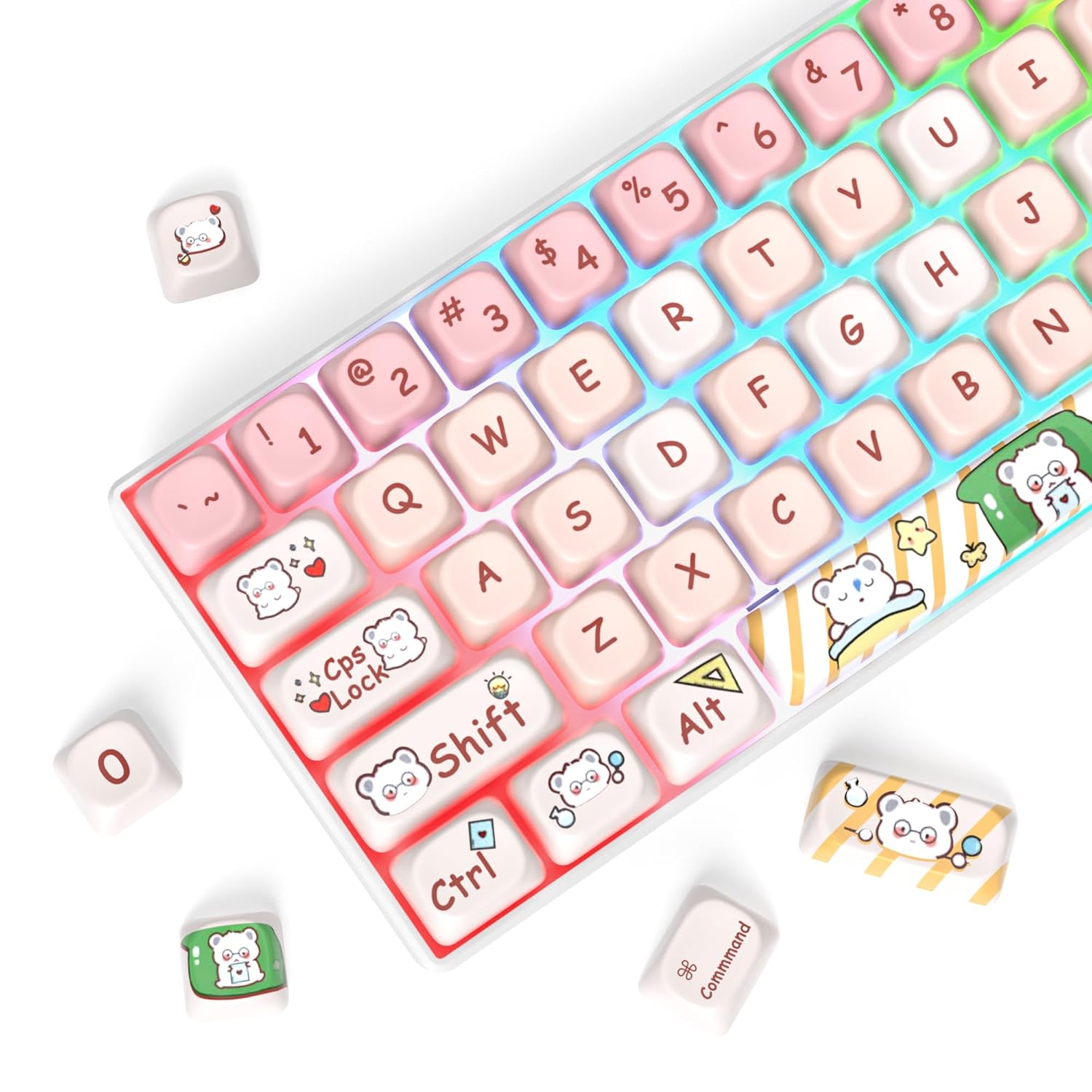 Cute Bear Keycap Set : Meckeys.com : Keycaps
