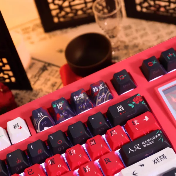 Scarlet Ronin Keycap Set : Meckeys.com : Keycaps