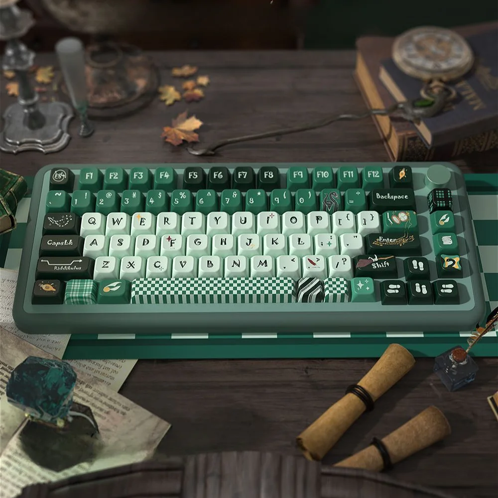 Harry Potter Slytherin Extended Keycap Set : Meckeys.com : Keycaps