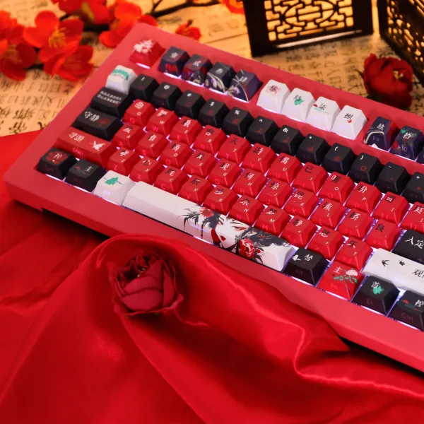 Scarlet Ronin Keycap Set : Meckeys.com : Keycaps