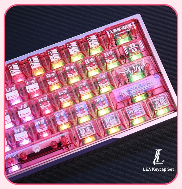 Evangelion Transparent Keycap Set : Meckeys.com : Keycaps