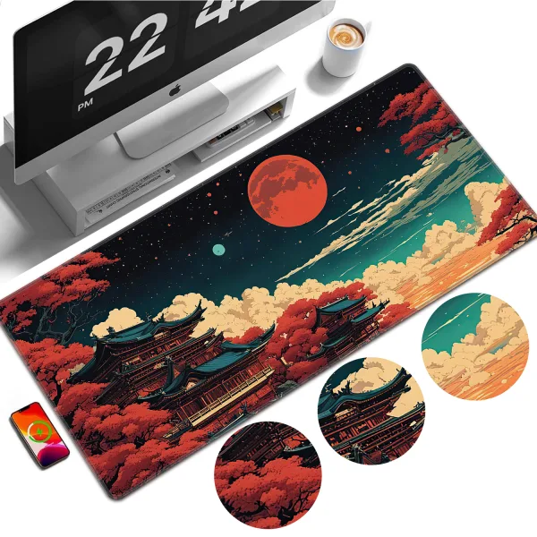 Mecmat - Scarlet Moon : Meckeys.com : Deskmat