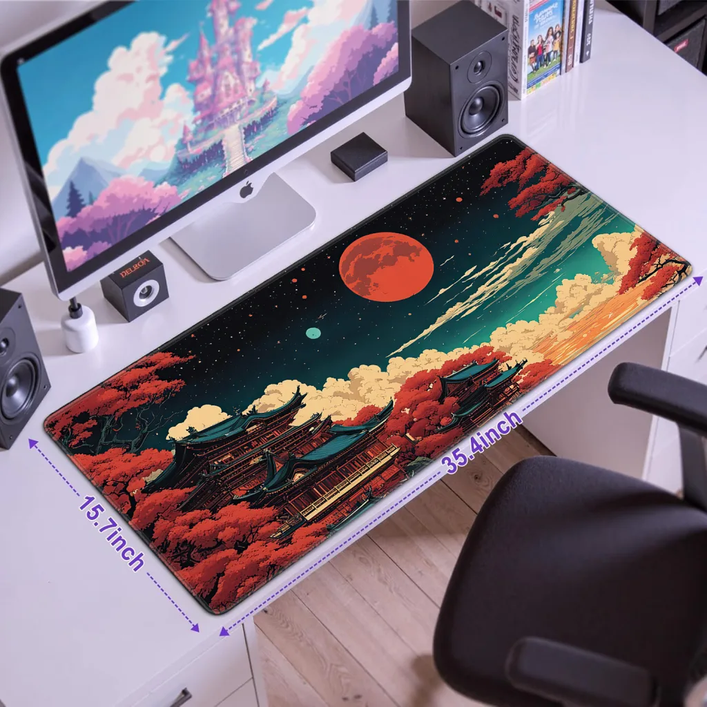Mecmat - Scarlet Moon : Meckeys.com : Deskmat